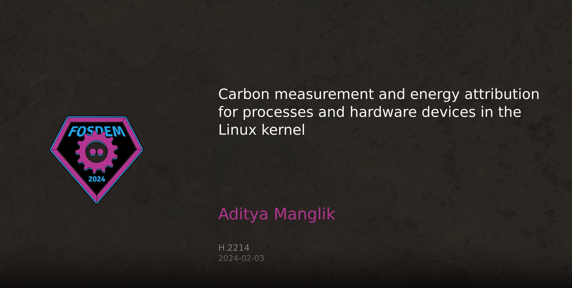 Carbon Measurement & Energy Attribution for Processes and Hardware ...